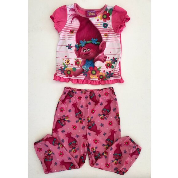Dreamworks | Pajamas | Trolls Pajama Set By Dreamworks Girls Size 4t ...